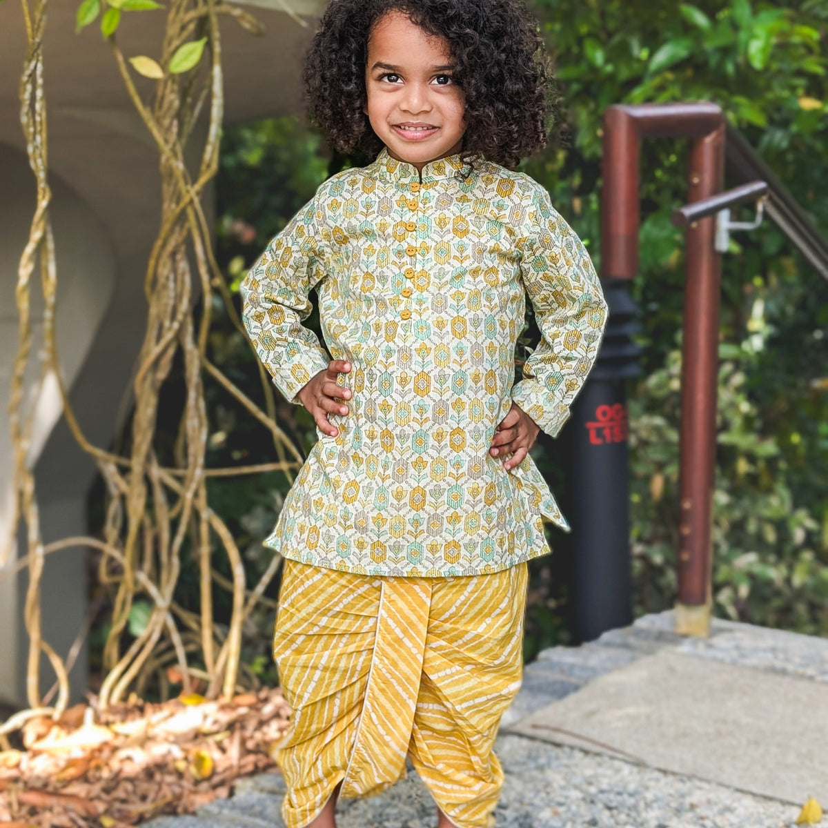 Affordable Dhoti Sets for Kids Aged 0 - 12 Years – Nimbu